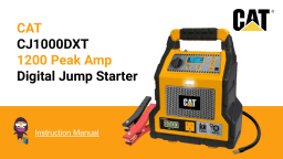 CAT CJ1000DXT - instruction manual