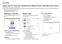 Poly CCX 350 Business Media Phones User Guide | Manualzz