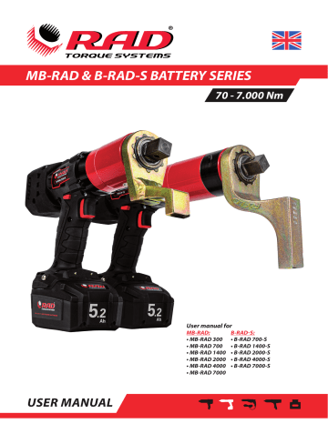 RAD MB- Battery Torque Wrench Series User Manual | Manualzz