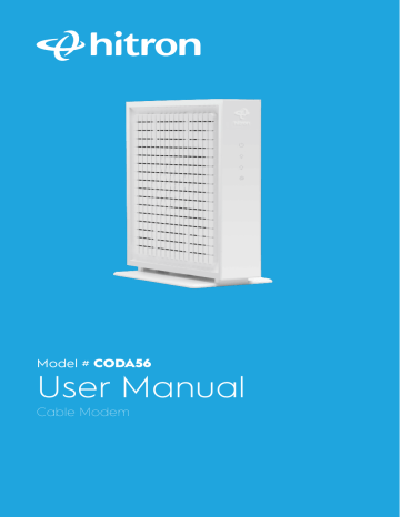 Hitron CODA56 Cable Modem User Manual | Manualzz