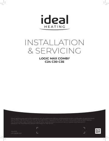 IDEAL C24 Logic Max Combi2 Instruction manual | Manualzz