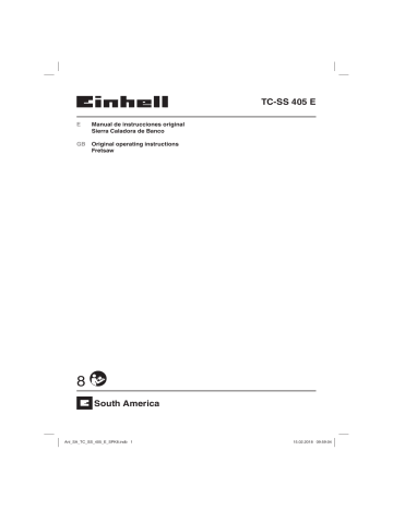 Einhell Classic TC-SS 405 E Scroll Saw Instructions | Manualzz