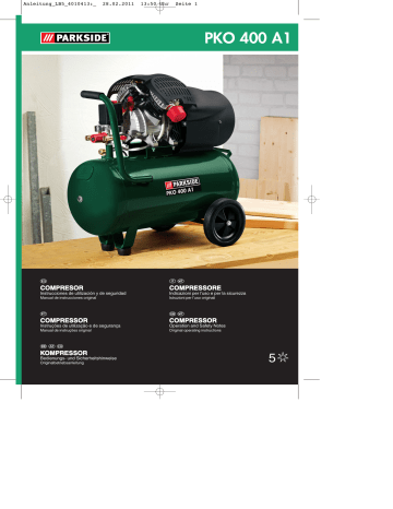 Parkside PKO 400 A1 Air Compressor Instructions | Manualzz