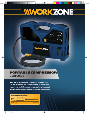 WORKZONE WZK 180 Air Compressor Instructions | Manualzz