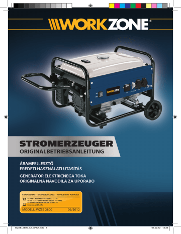 Workzone WZSE 2800 Power Generator Bedienungsanleitung | Manualzz