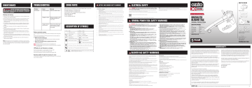 Ozito PXCBLVS-018U Cordless Leaf Vacuum Instructions | Manualzz