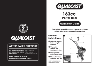 Qualcast HQ-MT 3336 Petrol Tiller Instructions | Manualzz