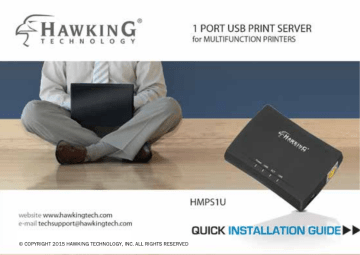 Hawking Technology HMPS1U Installation Guide | Manualzz