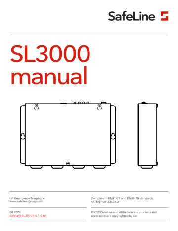 SafeLine 3000 Manual | Manualzz