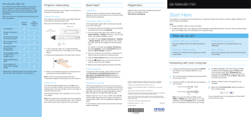 Epson BrightLink EB-770Fi Installation Guide | Manualzz