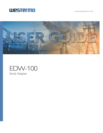 Westermo EDW-100 Serial to Ethernet converter User guide | Manualzz