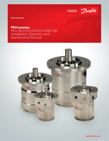 Danfoss PAH 20-32 20-100 Operating Guide | Manualzz