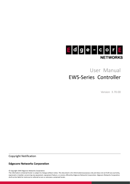 Edge-Core EWS-Series - User manual