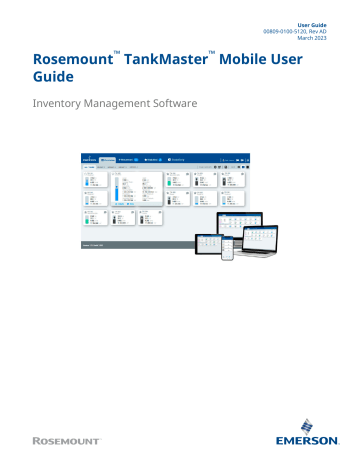Rosemount TankMaster Mobile User Guide | Manualzz