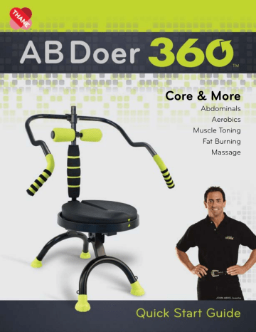 Thane Ab Doer 360™ Owner’s Manual | Manualzz