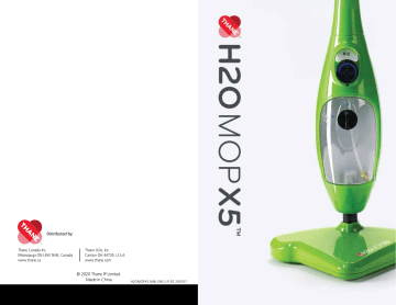 Thane H2O Mop® X5™ Owner’s Manual | Manualzz