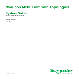 Schneider Electric Modicon M580 - User manual, System Planning Guide ...