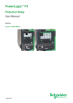 PowerLogic P5 Protection Relay User Manual - Schneider Electric | Manualzz
