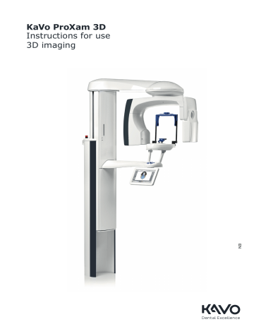 KaVo ProXam 3D Instructions for Use | Manualzz