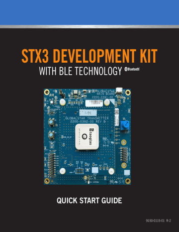Globalstar STX3 Development Kit Quick Start Guide | Manualzz