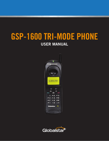Globalstar GSP-1600 Certified Pre-Owned Satellite Phone User Manual ...