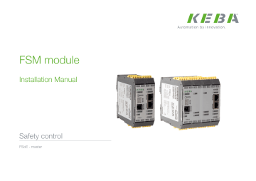 KEBA FSM Safety Modules Installation Manual | Manualzz