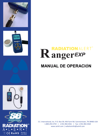 SE Ranger EXP Instrucciones de operación | Manualzz