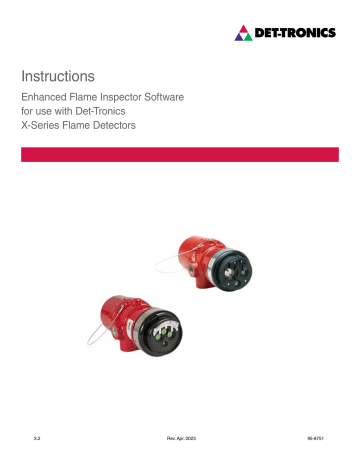 Det-Tronics Flame Inspector Software Instruction Manual | Manualzz