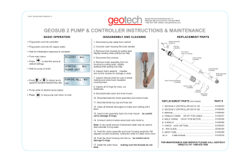 Geotech Geosub 2 & Controller Quick Start Guide | Manualzz