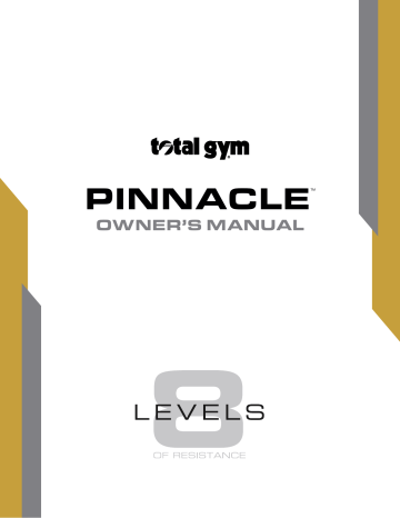 Total Gym Pinnacle Owner's Manual | Manualzz