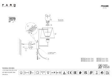 Faro 20172-01 FRAME Matt Mode d'emploi | Manualzz