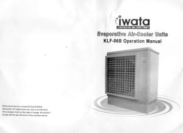 Iwata KLF-06B Product Manual | Manualzz
