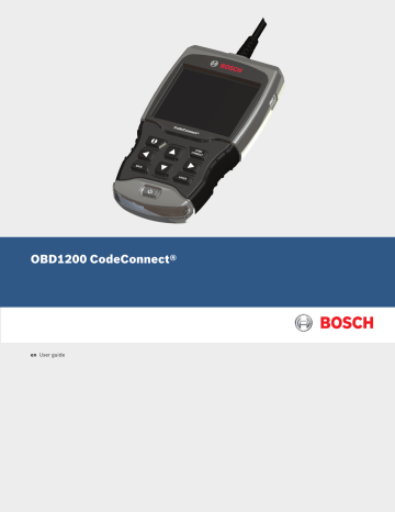 Bosch Code Connect Diagnostic Scan Tool 1200 User Manual | Manualzz