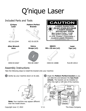 Grace Company Q'nique Laser Stylus Instructions | Manualzz
