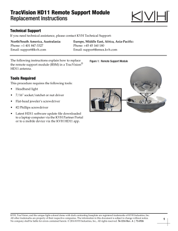 TracVision HD11 Instructions | Manualzz