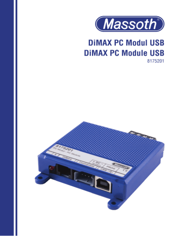 Massoth 8175201 DiMAX PC Module USB Manual | Manualzz
