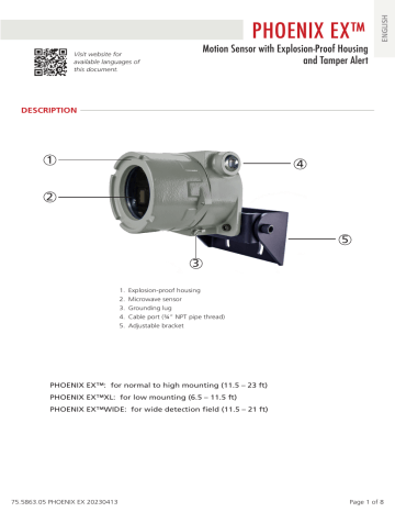 BEA PHOENIX EX FAMILY User Guide | Manualzz