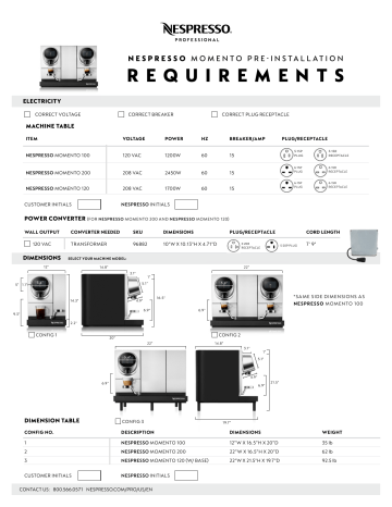 Nespresso 100 Momento Coffee Instruction manual | Manualzz