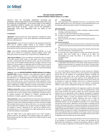 Mitel Mivoice Business Console User Guide | Manualzz