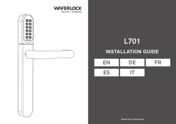 WAFERLOCK L701 Smart Lock Installationsanleitung | Manualzz
