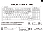 EPOMAKER RT100 Mechanical Keyboard User Guide | Manualzz