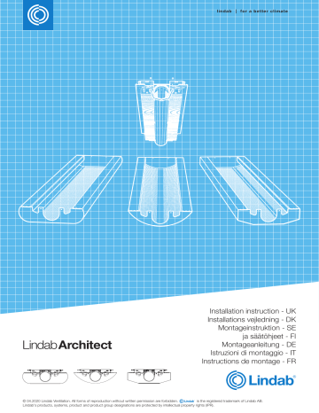 Lindab Architect Active Chilled Beam instruction manual | Manualzz