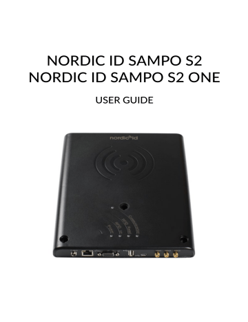 nordic id Sampo S2 UHF RFID Reader User Guide | Manualzz