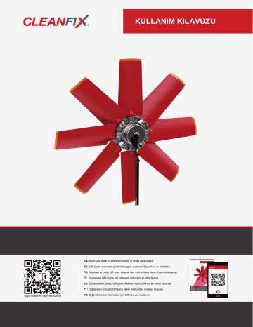 Cleanfix Reversible Fan Kullanma talimatları | Manualzz