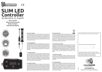 Superfish Slim LED Controller Owner's Manual | Manualzz