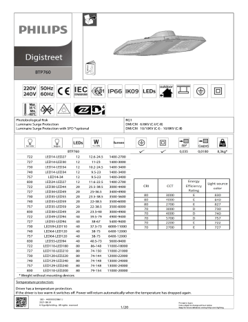 Philips DigiStreet Caténaire Installation Instructions | Manualzz