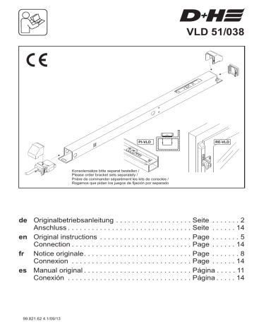 D+H 038 Linear lock drive Instruction | Manualzz