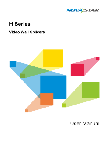 NovaStar H20 User Manual | Manualzz