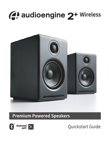 Audioengine A2+-1 Home Music System Manual | Manualzz