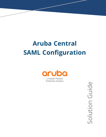 Aruba Central User Guide | Manualzz